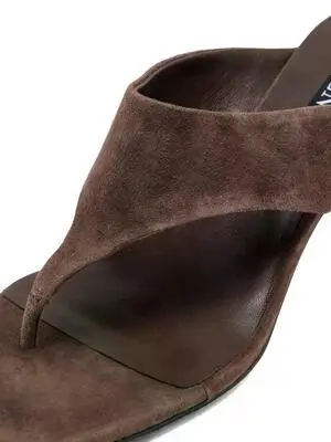 Senso Pearle I Square-toe Thong Sandals - Brown