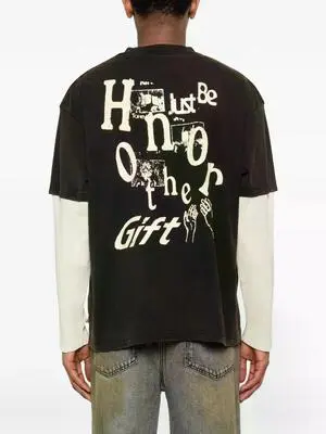 HONOR THE GIFT Logo-print T-shirt