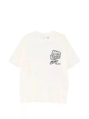 HONOR THE GIFT Logo-print T-shirt - Neutrals