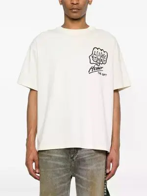 HONOR THE GIFT Logo-print T-shirt - Neutrals