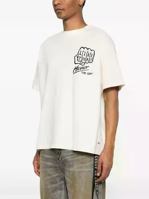 HONOR THE GIFT Logo-print T-shirt - Neutrals