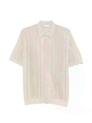 PAOLO PECORA Knitted Shirt - Neutrals