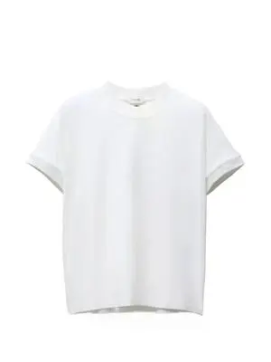Versace Embroidered Stretch Cotton-jersey T-shirt
