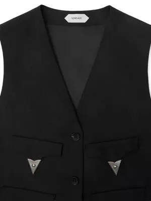 Versace Wool Mohair Vest