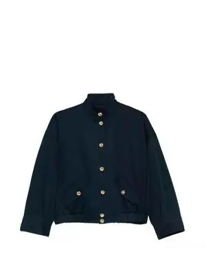 Maje Buttoned Bomber Jacket