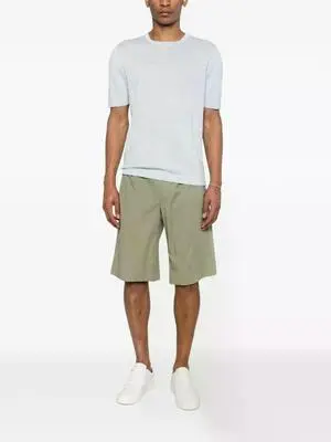 Karl Lagerfeld Pleated Shorts - Green