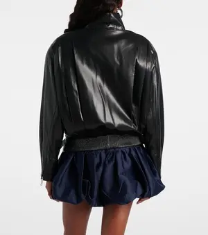 SELF-PORTRAIT Belted Biker Jacket