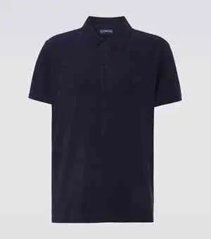 Vilebrequin Cotton-blend Terry Polo Shirt - Blue