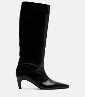 JUDE Cave Leather Knee-high Boots