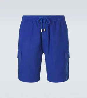 Vilebrequin Linen Bermuda Shorts - Blue