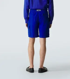 Vilebrequin Linen Bermuda Shorts - Blue
