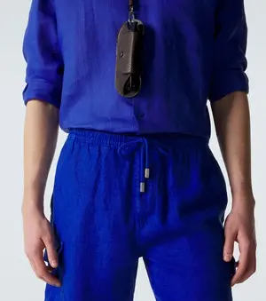Vilebrequin Linen Bermuda Shorts - Blue