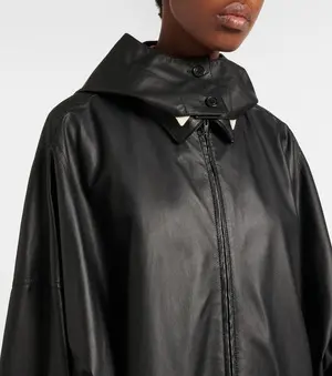 THE ROW Cassandre Leather Coat