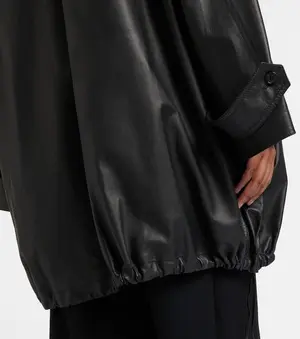 THE ROW Cassandre Leather Coat