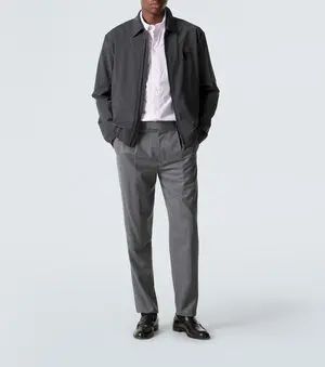 Dolce & Gabbana Logo Wool-blend Blouson Jacket