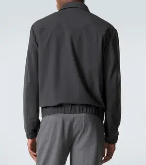 Dolce & Gabbana Logo Wool-blend Blouson Jacket