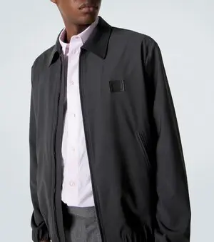 Dolce & Gabbana Logo Wool-blend Blouson Jacket