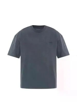 ALLSAINTS Xander Flocked-logo T-shirt - Blue