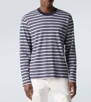 Sunspel Striped Cotton Jersey T-shirt