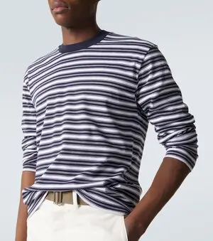 Sunspel Striped Cotton Jersey T-shirt