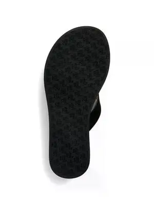 Polo Ralph Lauren Logo Platform Slides - Black