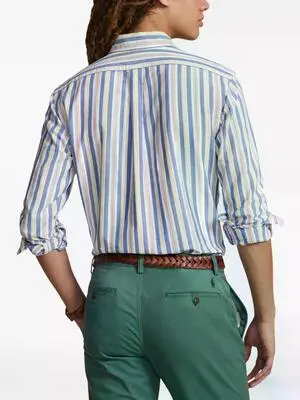 Polo Ralph Lauren Striped Button Shirt - Blue