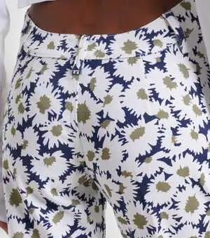 JEAN PAUL GAULTIER Floral Flared Jeans