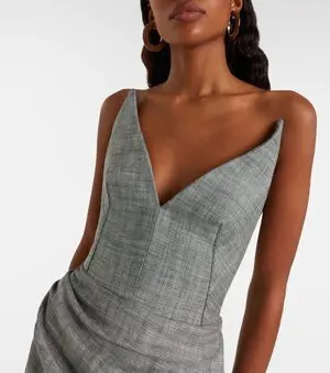 Maticevski Saucy Minx Cotton Midi Dress