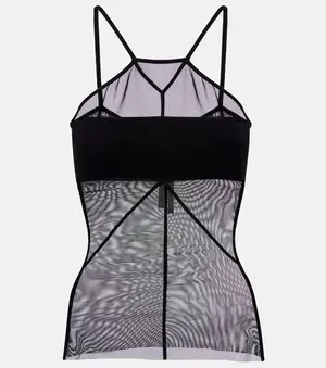 Rick Owens Semi-sheer Top - Black