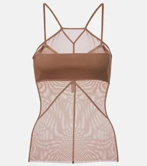 Rick Owens Semi-sheer Top - Brown
