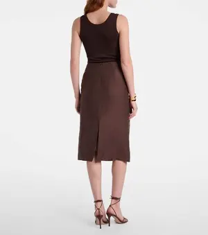 XU ZHI Sequined Midi Skirt
