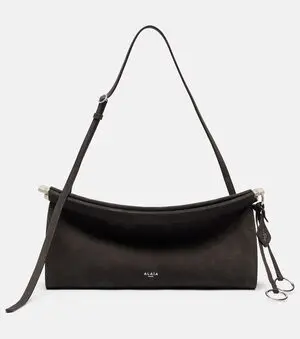Alaïa Le Click East West Shoulder Bag - Grey