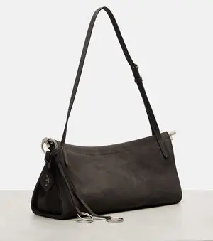 Alaïa Le Click East West Shoulder Bag - Grey