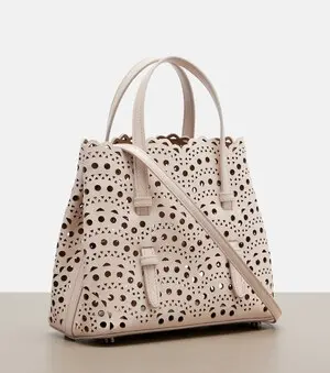 Alaïa Vienne Leather Tote Bag - Pink