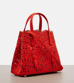 Alaïa Mina 20 Vienne Leather Tote Bag - Red