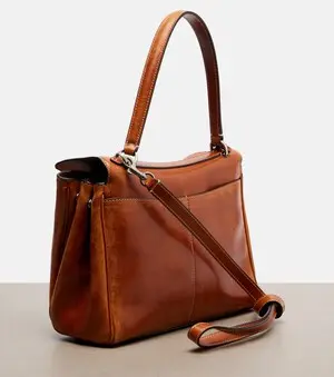 Balenciaga Rodeo Medium Leather Top-handle Bag - Brown