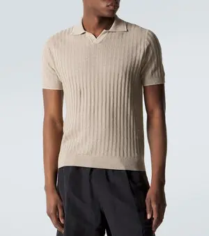 Fedeli Soul Linen And Cotton Polo Shirt