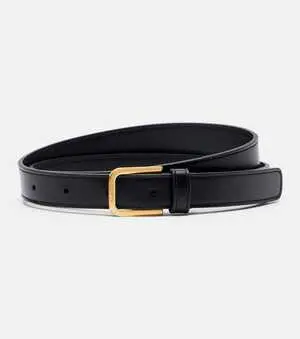 Saint Laurent Leather Belt - Black