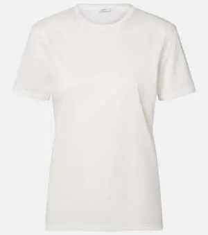 JOSEPH Livia Cotton Jersey Top - White