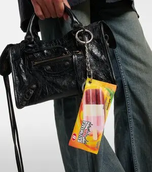 Balenciaga Leather Bag Charm