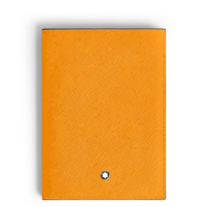 Montblanc Passport Holder In Sartorial - Saffron