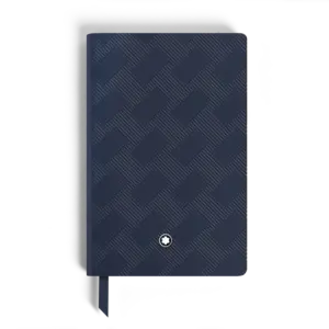 Montblanc Small Notebook In Extreme Leather, Lined Pages - Blue