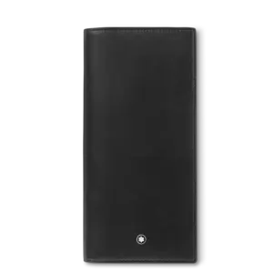 Montblanc Meisterstück Wallet 14cc With Zipped Pocket - Black