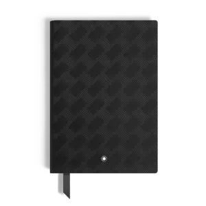 Montblanc Medium Notebook In Extreme Leather, Lined Pages - Black