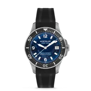 Montblanc Iced Sea 0 Oxygen Deep 4810 Diver Watch - Blue