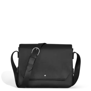 Montblanc Sartorial Messenger Bag With Horseshoe Buckle - Black