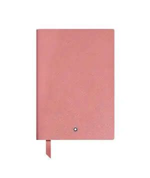 Montblanc Medium Notebook In Sartorial Leather, Lined Pages - Blush