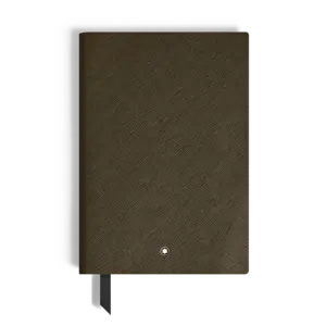 Montblanc Medium Notebook In Sartorial Leather, Lined Pages - Saffron