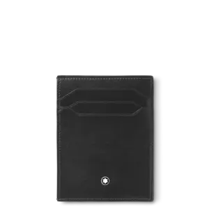 Montblanc Meisterstück Card Holder 4cc With Id Holder - Black