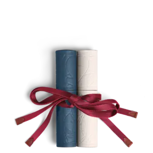 Montblanc 2-pen Pouch Meisterstück Romeo & Juliet In Sartorial - Ivory